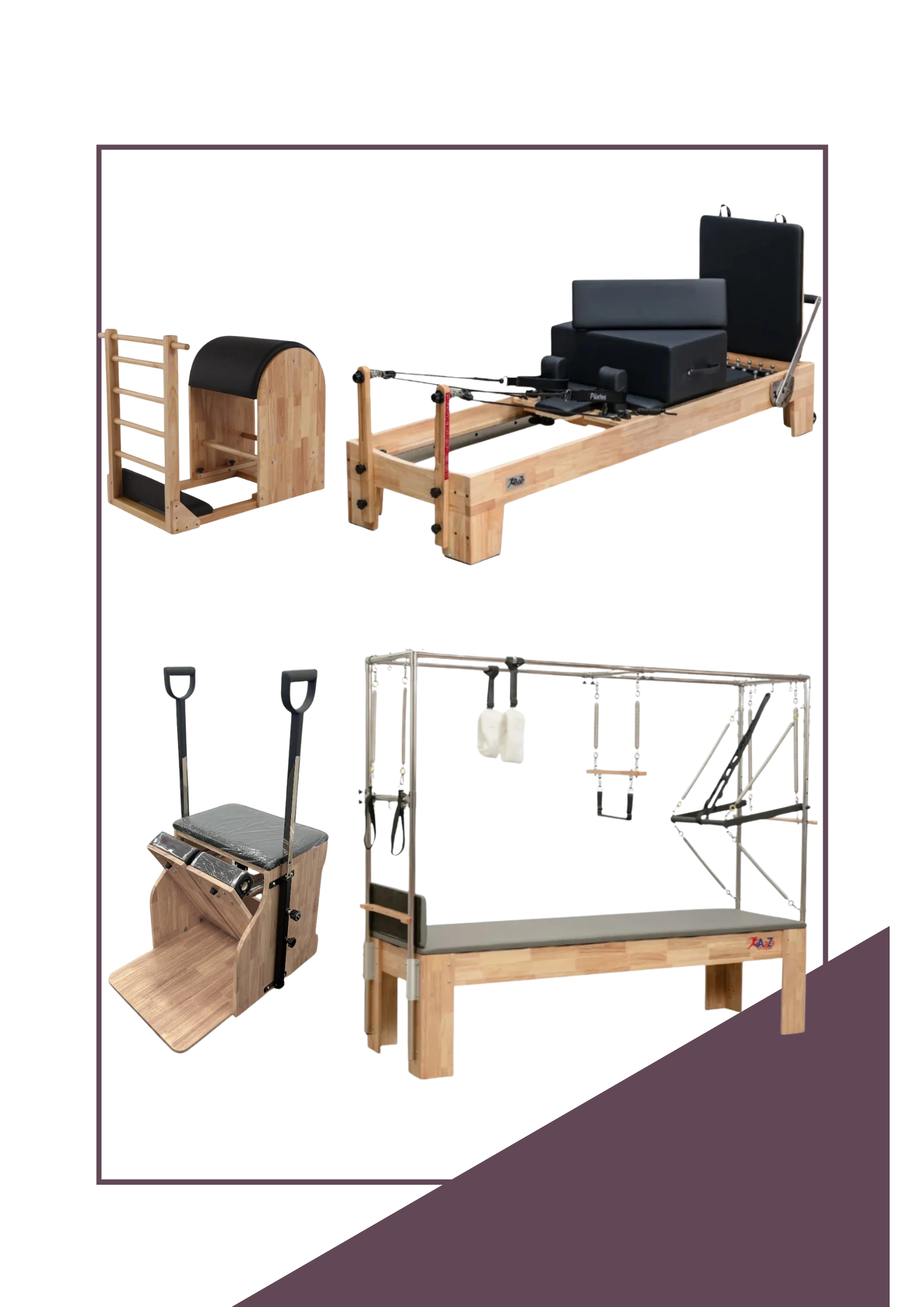 Premium Aluminum Pilates Reformer Studio Grade (ALGR-1) – A2Z Fitness