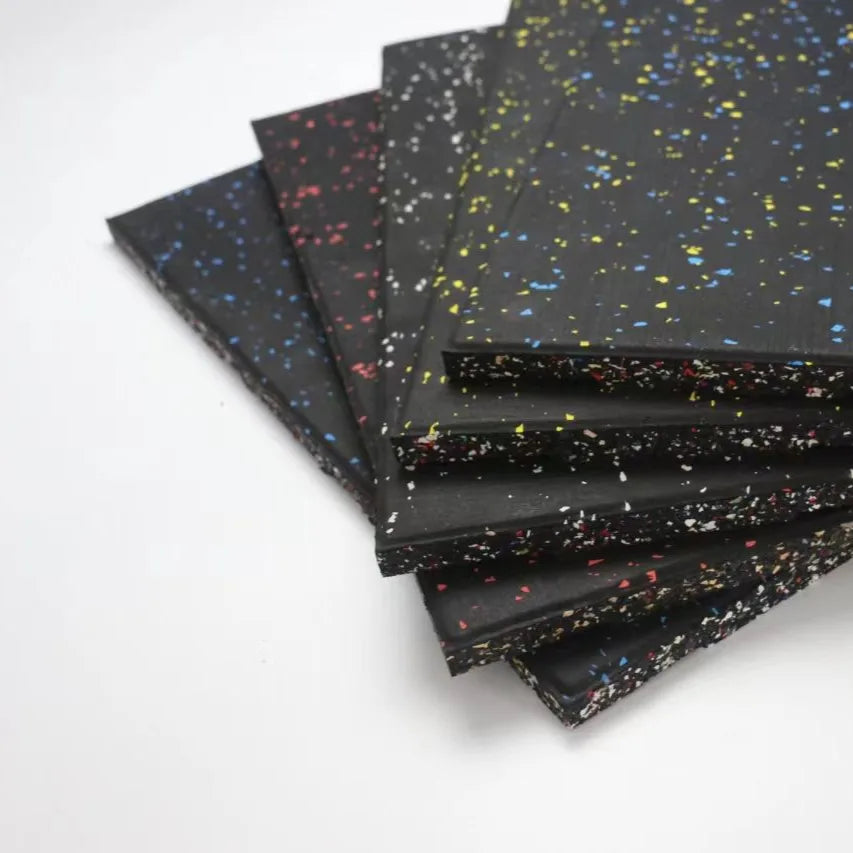Premium 15mm EPDM Rubber Floor Mats with Colour Flecks (Pack of 25 ...
